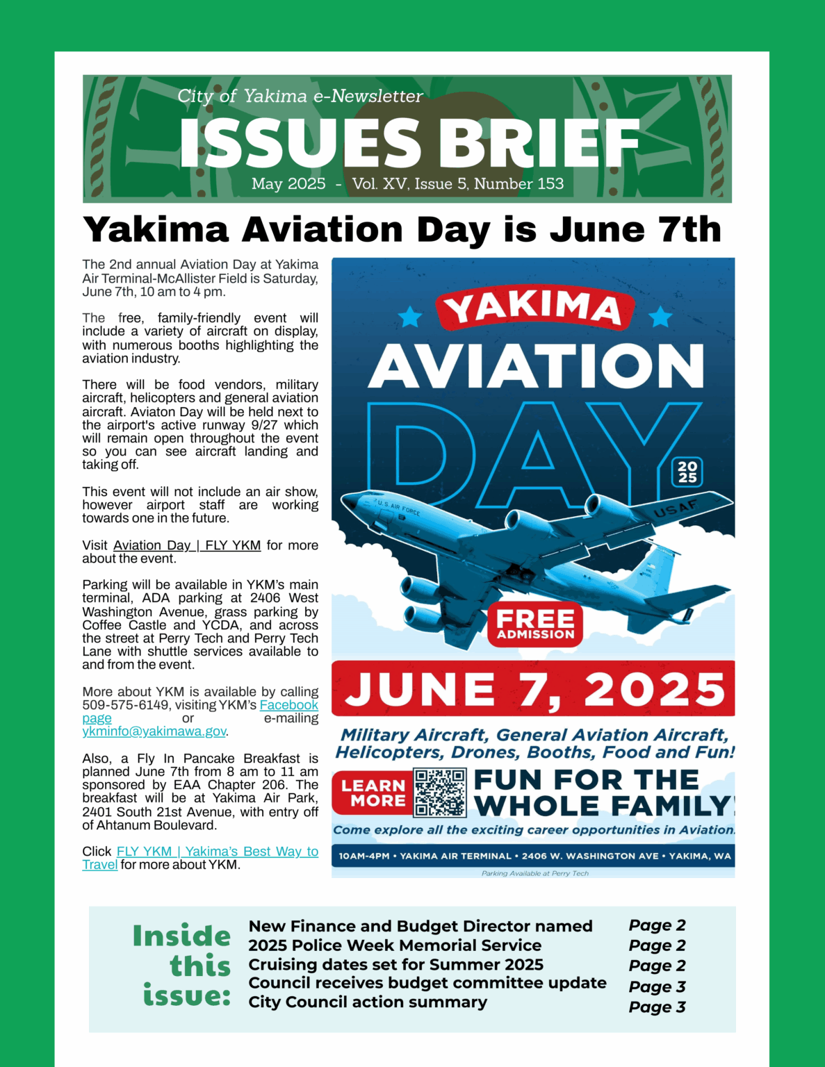 May 2025 Issues Brief | News – City of Yakima