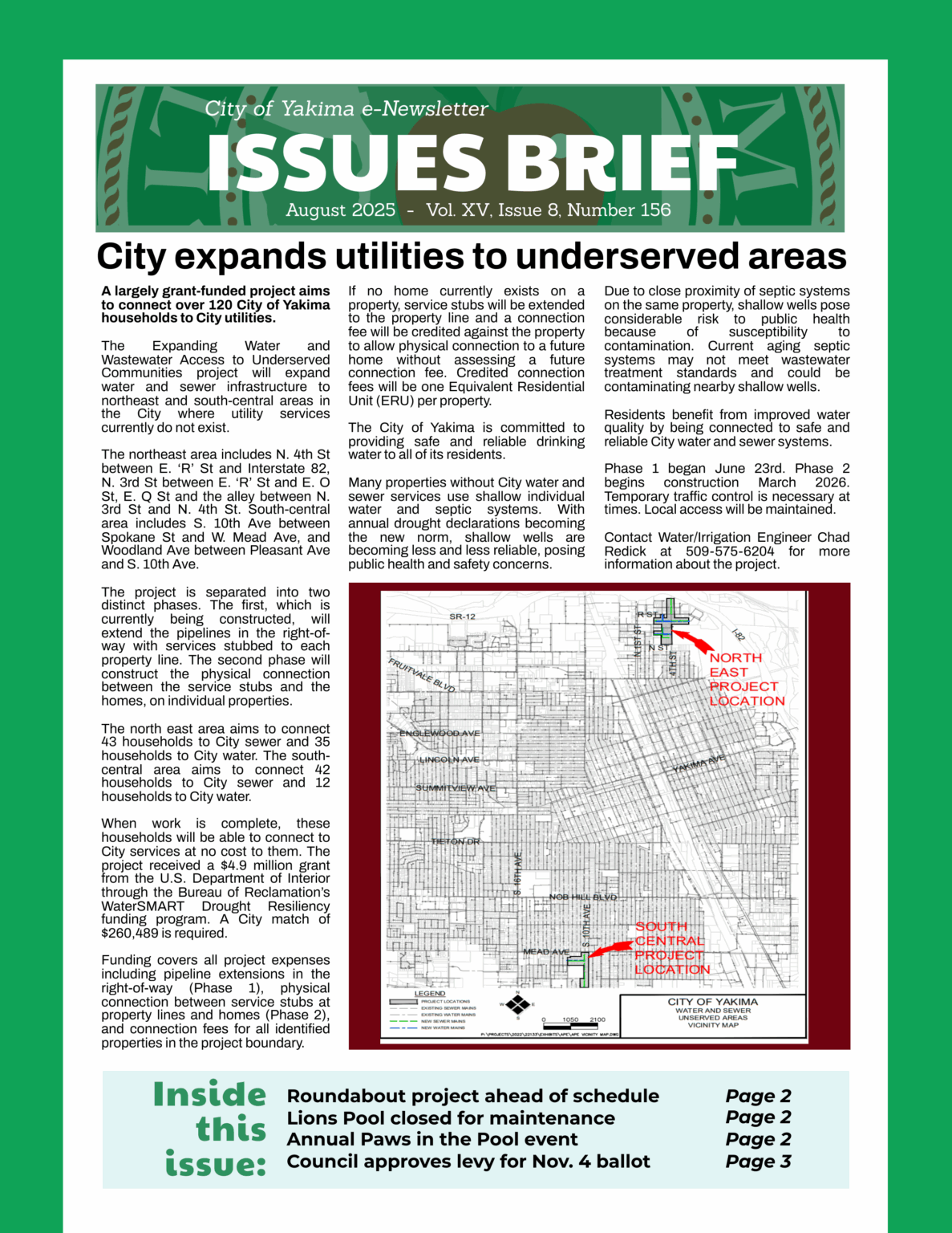 August 2025 Issues Brief | News – City of Yakima