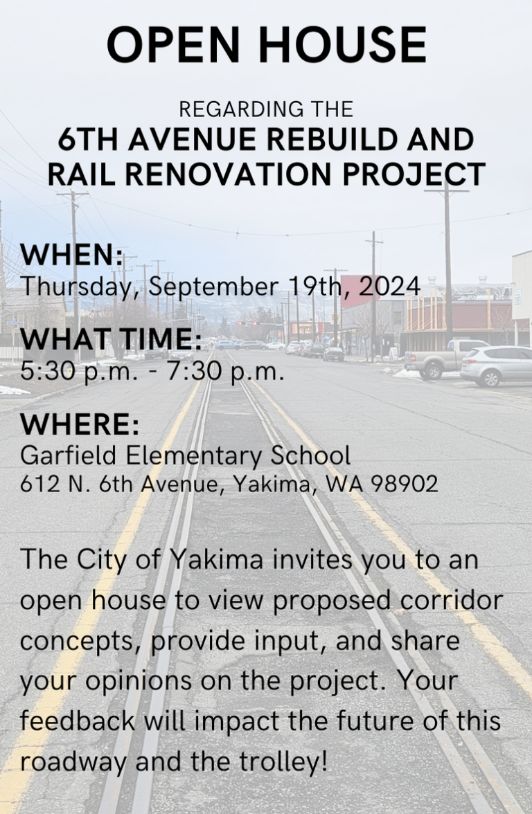Open House is Sept. 19th for 6th Ave Rebuild and Rail Renovation | News ...