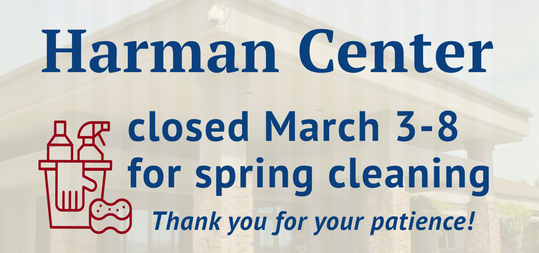 Harman Center Closes March 3-8 for Cleaning | News – City of Yakima