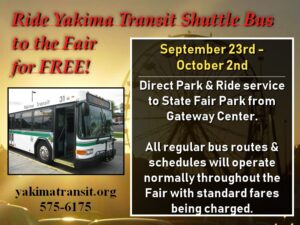 Yakima Transit Offers Free Shuttle to the Fair | News – City of Yakima