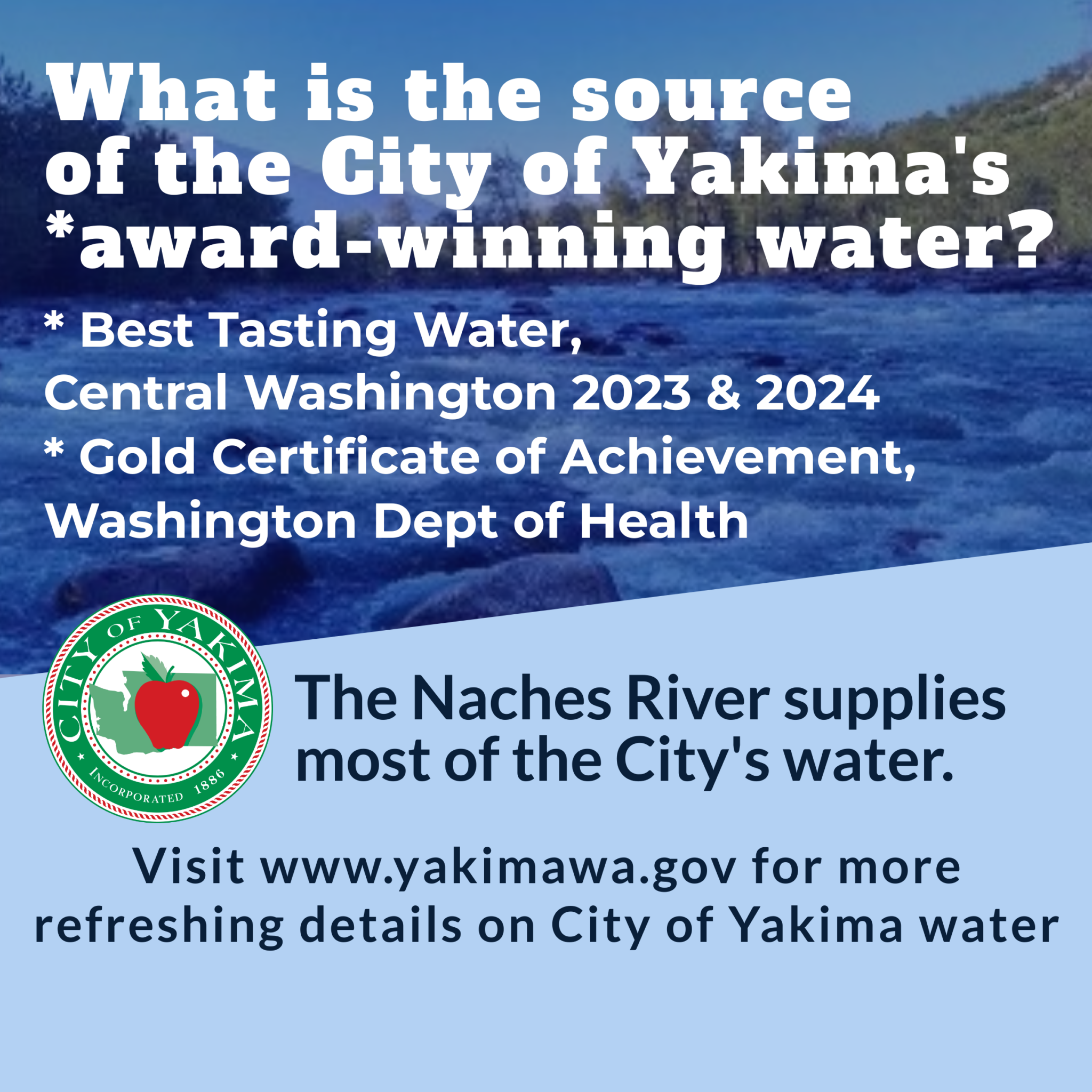 City of Yakima Defends “Best Tasting Water” Title | News – City of Yakima